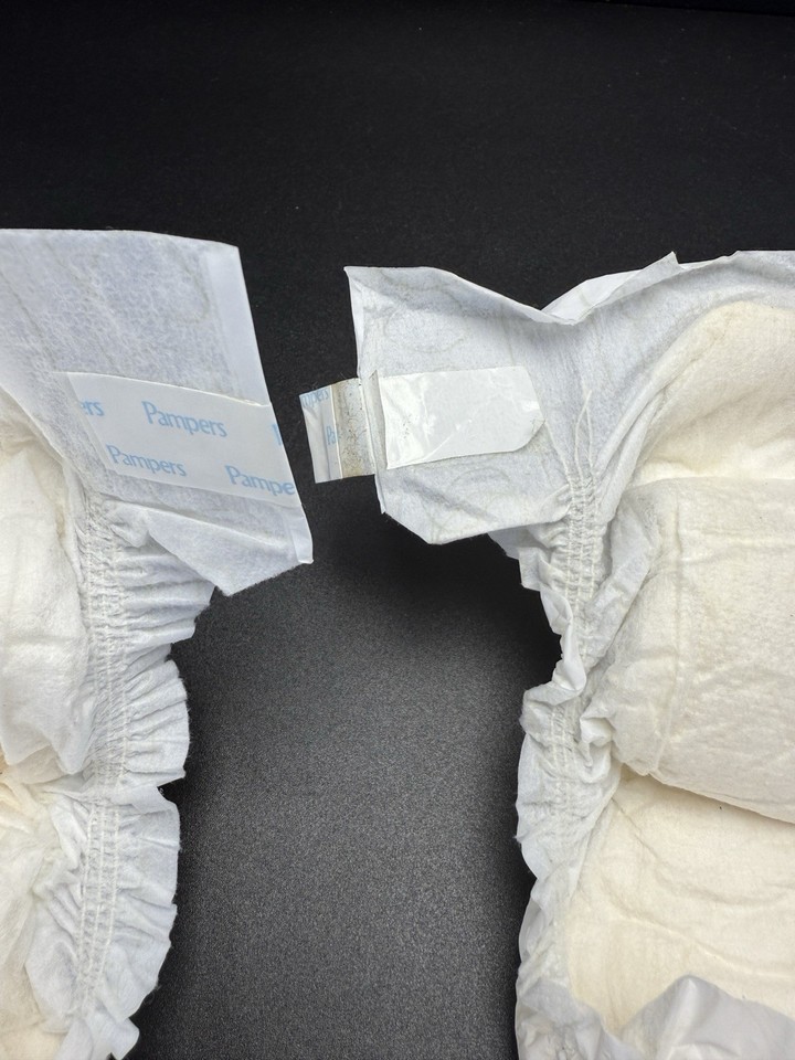 2 Vintage Pampers Diaper 90s 1992 Baby Babies on Clouds Size 1 | eBay