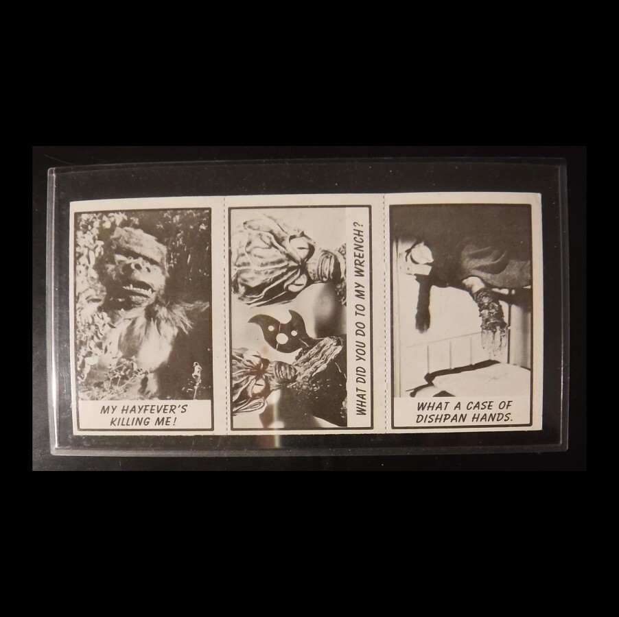 MONSTER LAFFS MIDGEE PANEL 1963 TOPPS MIDGEES EXCELLENT TO NEAR MINT ...