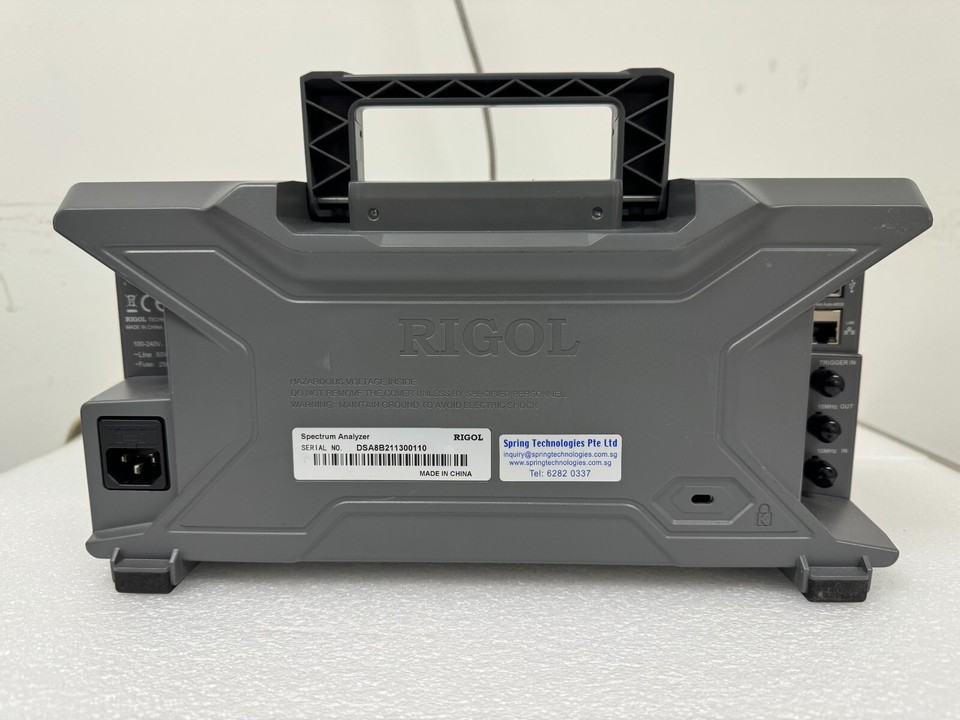 Rigol DSA 815 Spectrum Analyzer, 9KHz-1.5GHz with USB & LAN Interface | eBay
