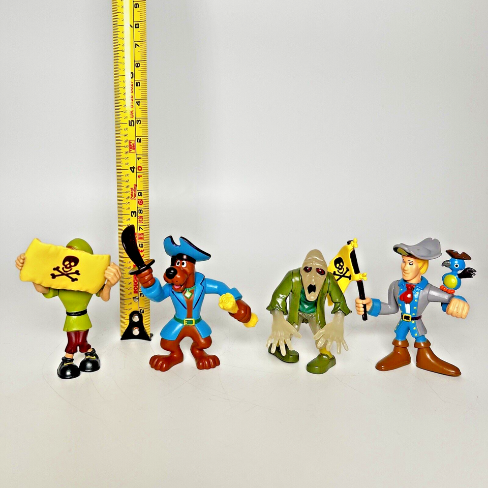 Scooby Doo Pirate Crew Mystery Mates Action Figure Hanna Barbera Bundle ...