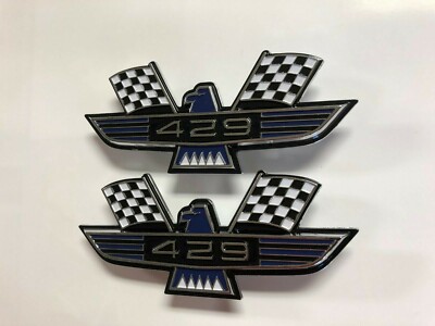 FORD GALAXIE 429 429PI 429CJ SCJ EAGLE PERFORMANCE BIRD EMBLEMS SET ...