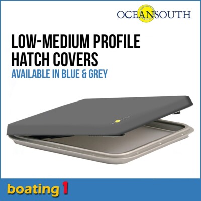 Sailboat Low-Medium Profile Hatch Covers Grey 330 x 330mm (Low ...