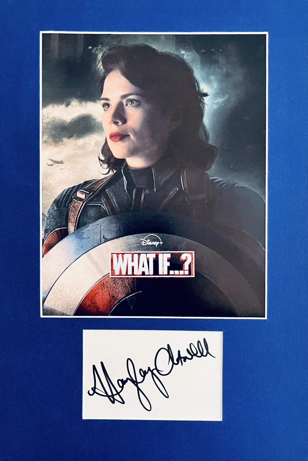 Hayley Atwell HAND SIGNED 6x4 White Card & 10x8 AVENGERS Marvel ...