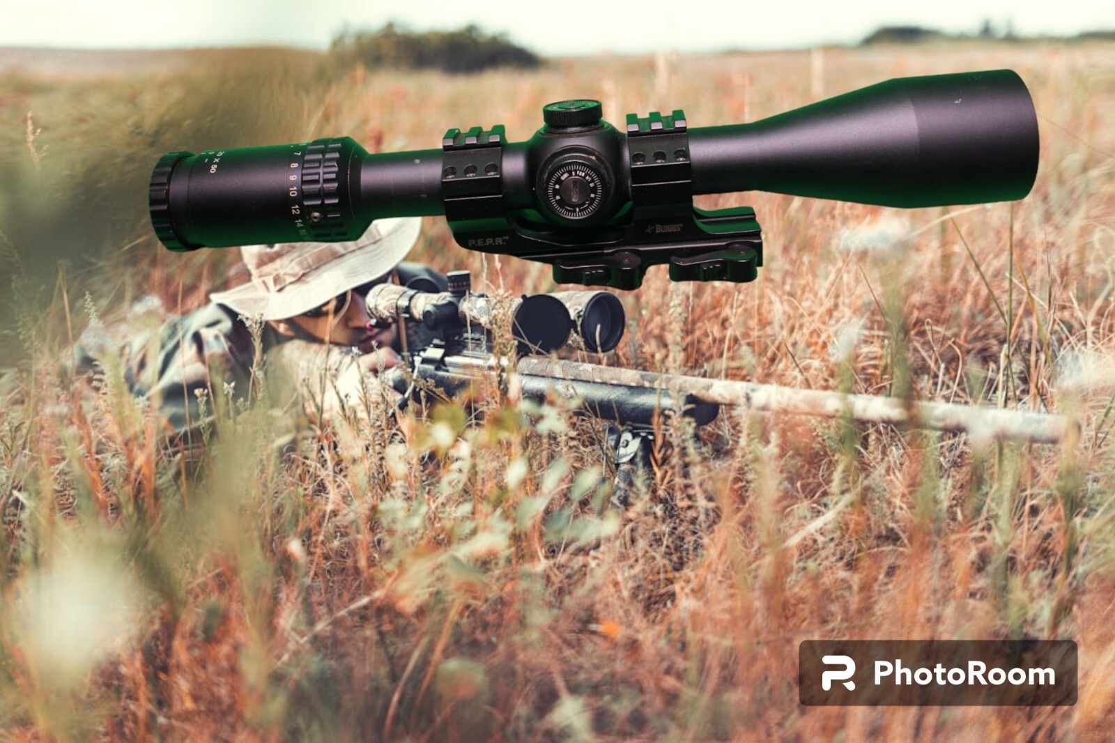 Burris AR-P.E.P.R QD Quick release Scope Mount with 4-20x50 illuminated ...