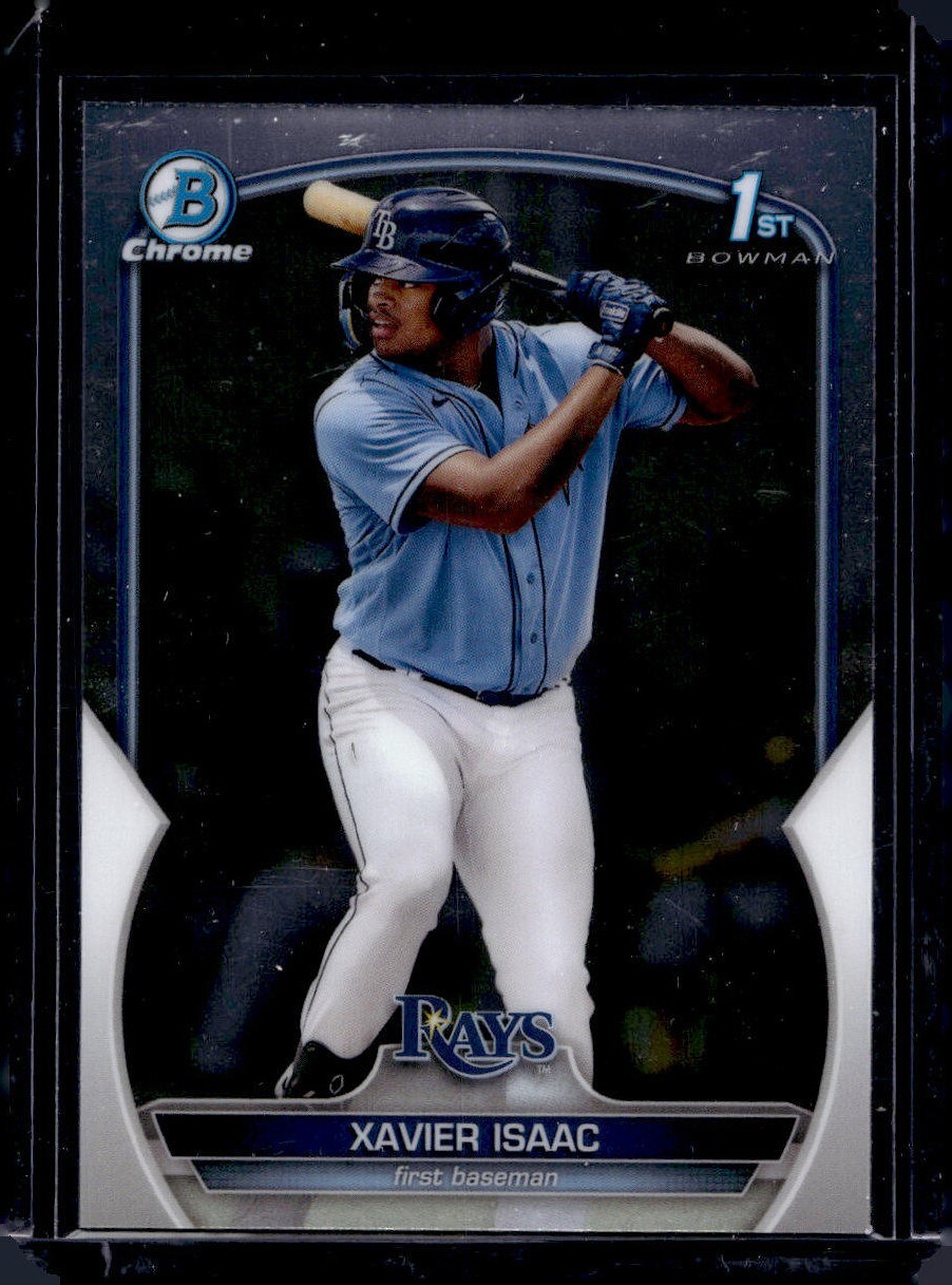 2023 Bowman Chrome 1st Xavier Isaac RC Tampa Bay Rays #BCP-145 | eBay