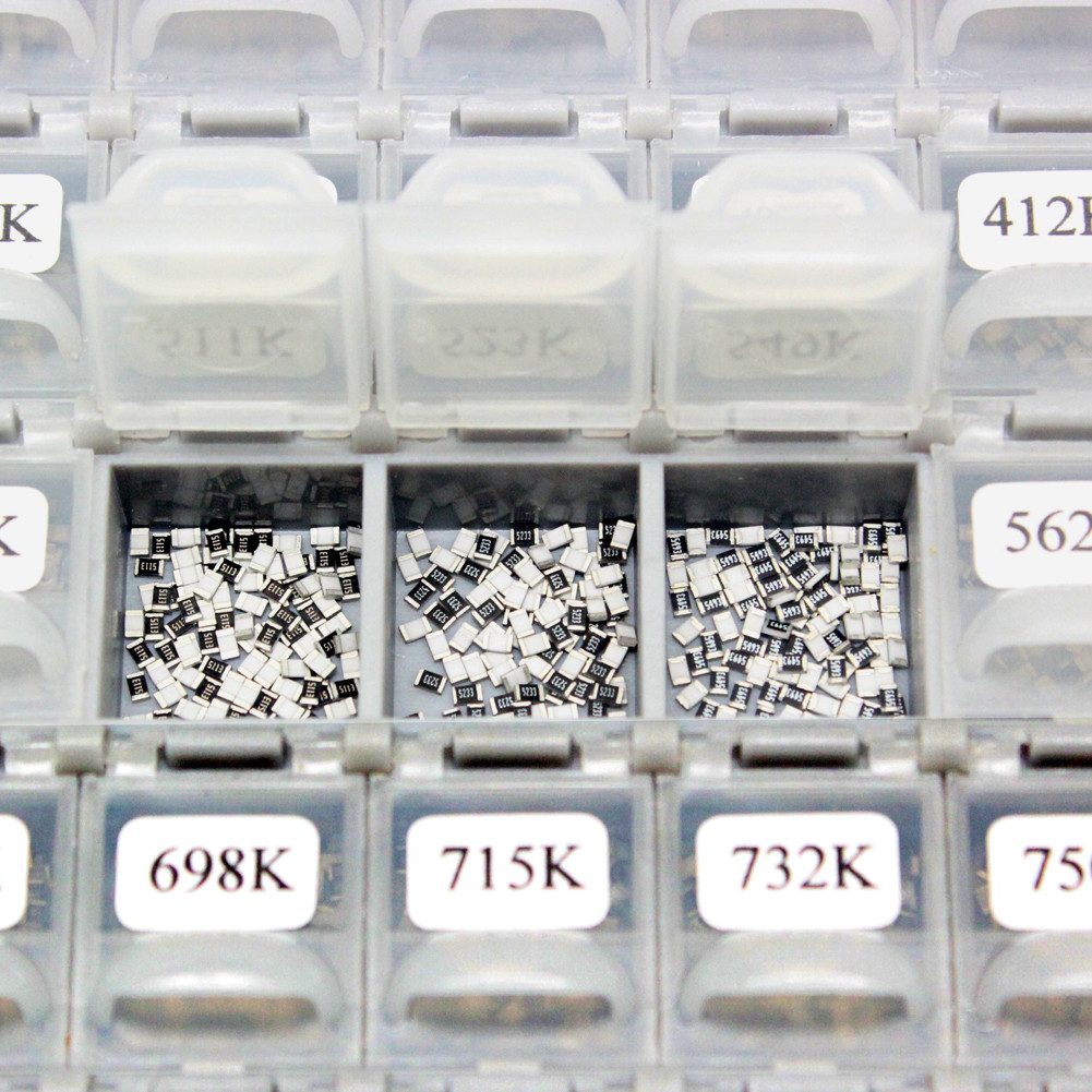 SMD SMT 0805 1% E96 resistor kit 491 values 100pc/value 4 BOX-ALL ROHS ...