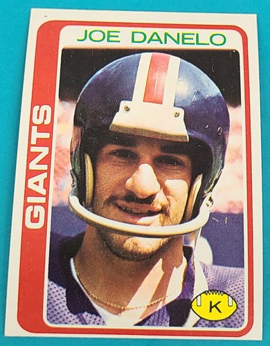 1978 Topps #472 Joe Danelo New York Giants Football Card N5 | eBay