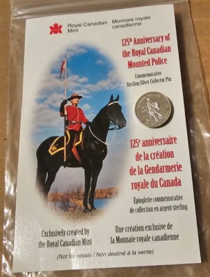 1998 Canada 125th Anniversary of the RCMP Sterling Silver Pin RCM | eBay