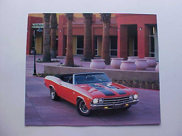 1969 Chevrolet Chevelle SS-396 LARGE Easy-Frame photo from vintage ...