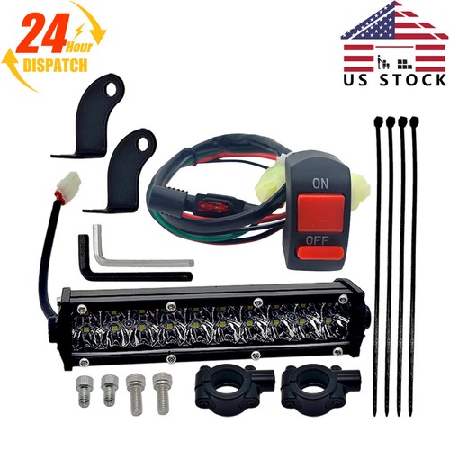 LED Headlight Bar Lighting Kit Plug Play For Honda CRF250F CRF450 XR100 ...