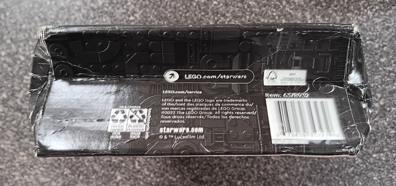 LEGO Star Wars: ** LUKE SKYWALKER ** ( RED FIVE ) HELMET 75327 ...