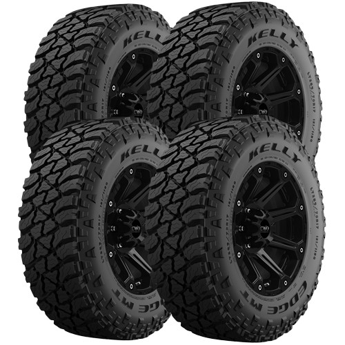 (QTY 4) LT275/65R18 Kelly Edge MT 123Q Load Range E Black Wall Tires | eBay