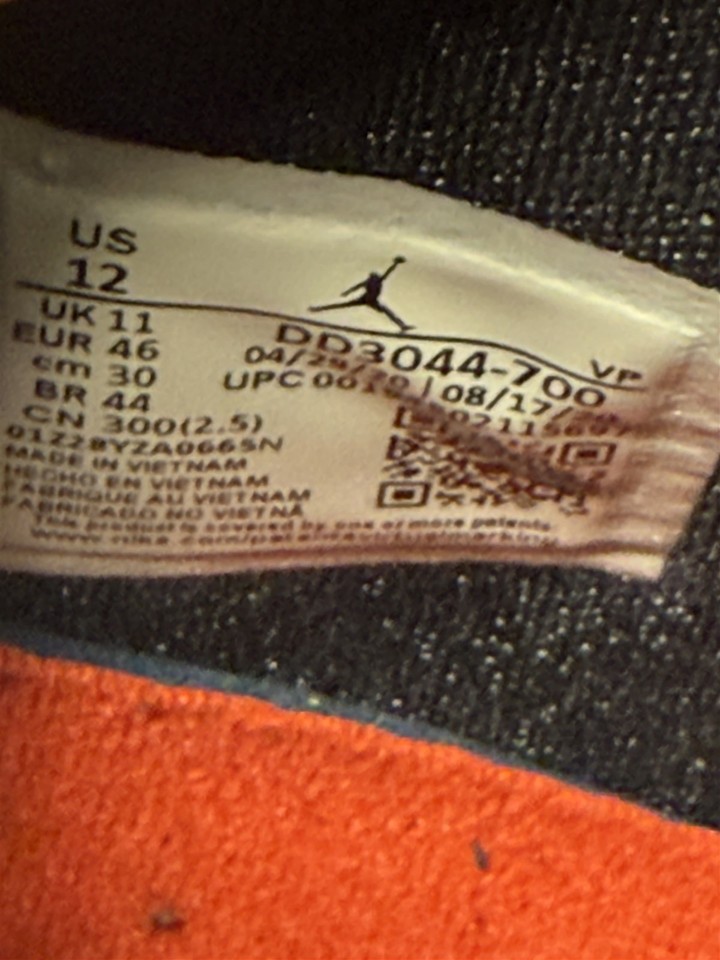 Men's Nike Air Jordan 35 Dynasties Basketball Shoes Size 12 University ...