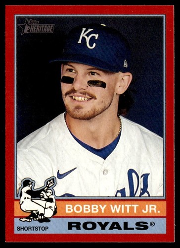 2025 Topps Heritage Red Bobby Witt Jr. #92 | eBay