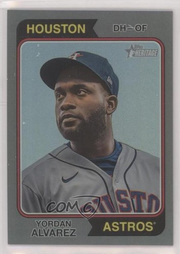 2023 Topps Heritage Chrome Silver /374 Yordan Alvarez #304 | eBay
