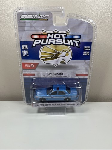 Greenlight 1/64th scale Seattle, Washington Police 2001 Ford Crown ...