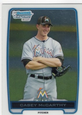 2012 Bowman Draft Picks & Prospects Casey McCarthy #BDPP149 Miami ...