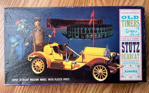 Stutz Bearcat, Aurora Old Timers, 1961, Vintage Model Car Kit No 571-1. ...