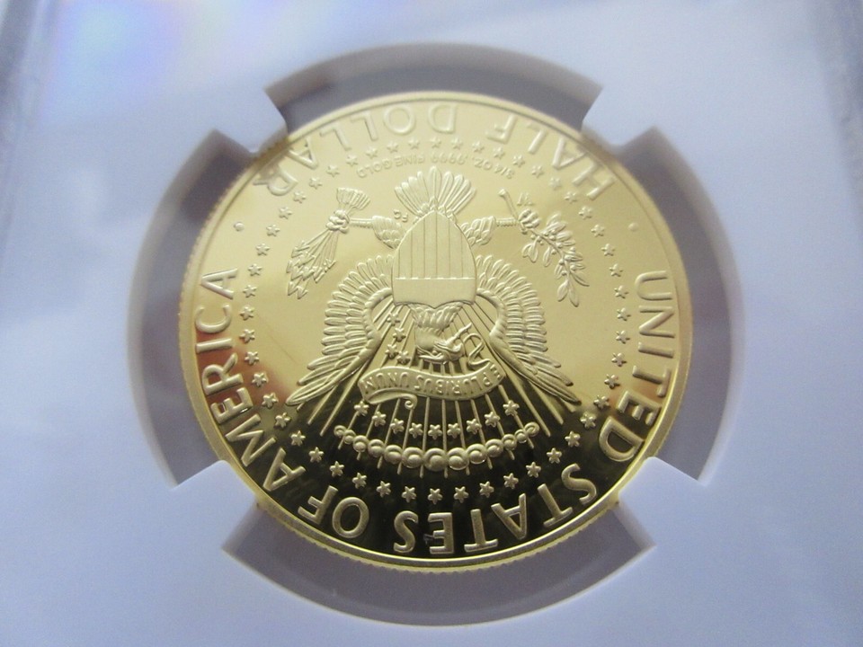 KENNEDY 50th Anniversary 1964-2014W Gold 50C High Relief Early Releases ...