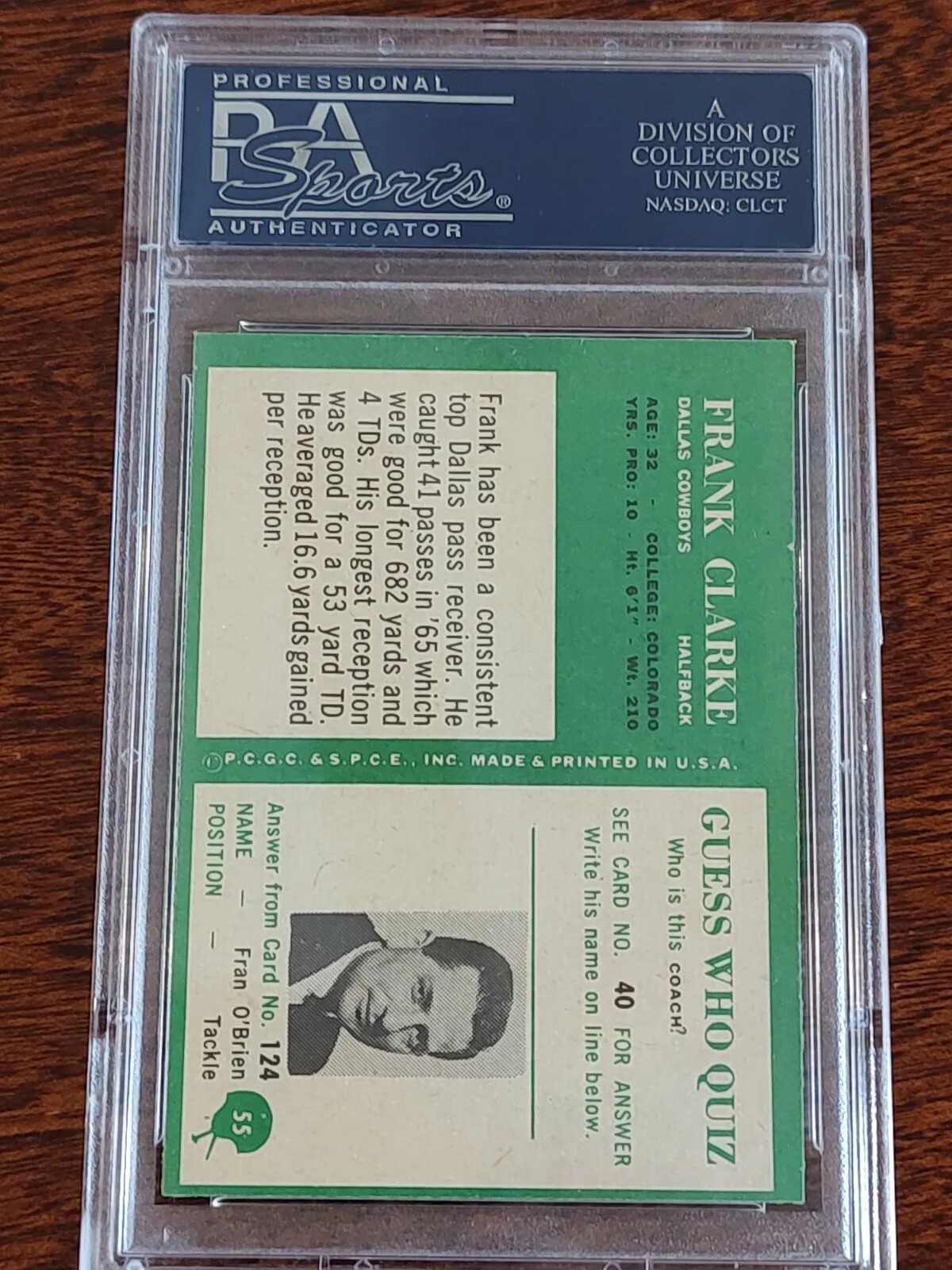1966 Philadelphia - #55 Frank Clarke (RC) for sale online | eBay