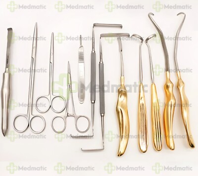 New Rhinoplasty Nasal Surgical Instrument Set High Quality 12 Pcs Set ...