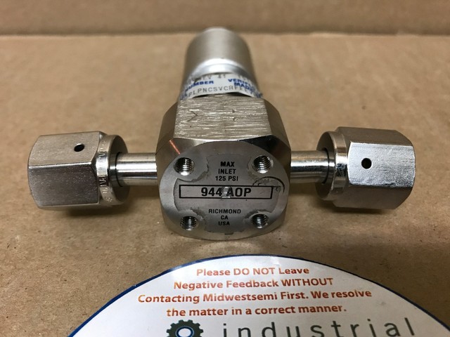 944-AOP VERIFLO 944AOPLPNCSVCRFEEVHC DIAPHRAGM VALVE 125PSI SHIPSAMEDAY ...