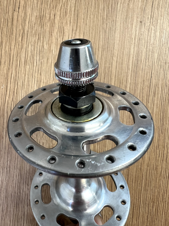 Retro Bicycle Parts NOS Shimano High Flange Front Hub 100mm 36H ...