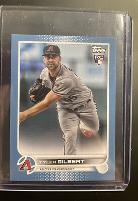 2022 Topps Mini Baseball TYLER GILBERT Blue Parallel Rookie Card RC /10 ...