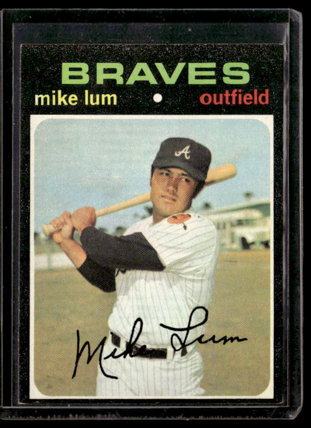 1971 Topps #194 Mike Lum Atlanta Braves EX-MT Baseball Card *A338 | eBay
