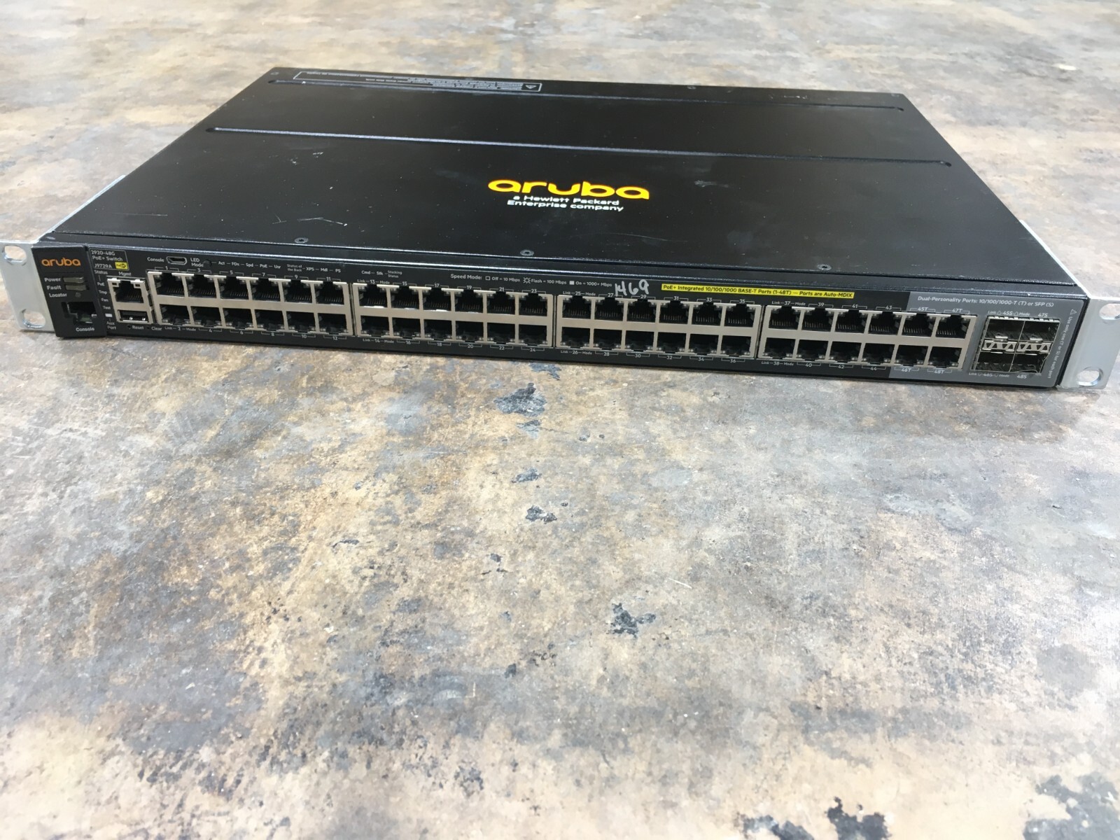 HP Aruba 2920-48G 48-Port Gigabit Managed PoE+ Switch 4x 10GbE SFP ...