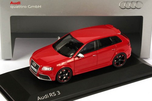 AUDI A3 RS3 8PA 2.5T QUATTRO SPORTBACK MISANO RED 1:43 SPARK (DEALER ...