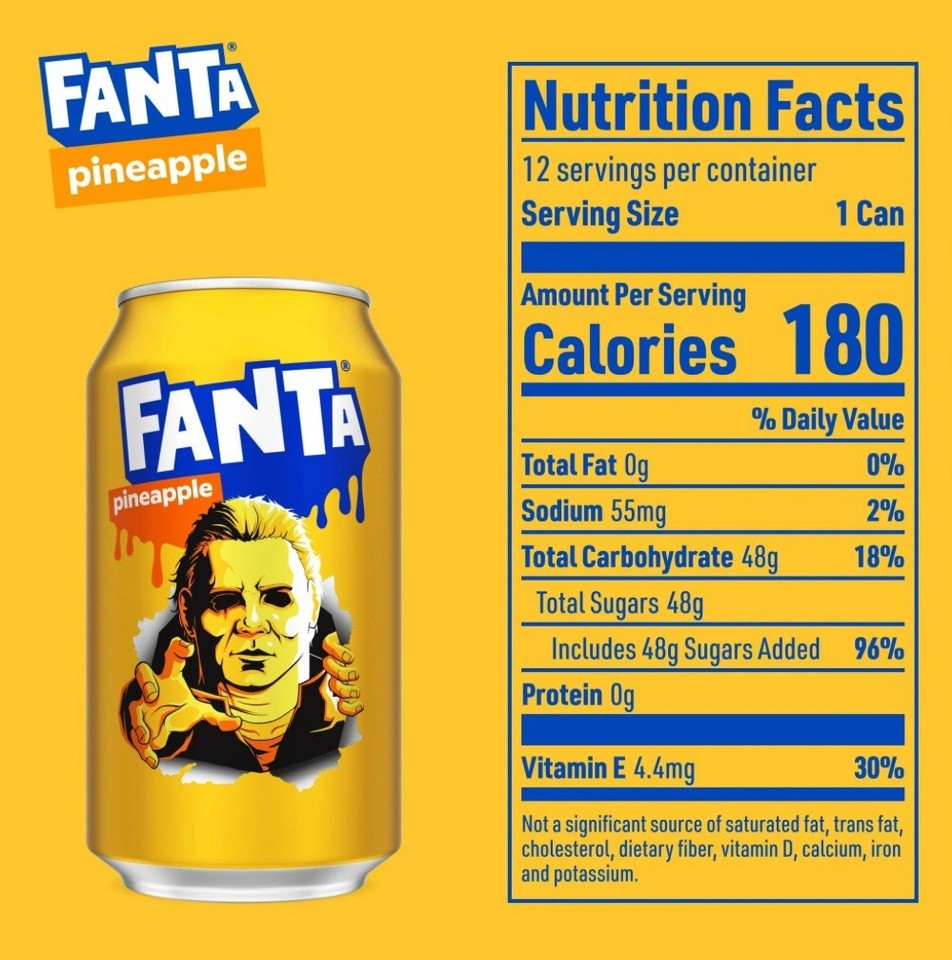 Fanta Halloween II (2025) 2 Full Cans Michael Myers Horror Movie ...