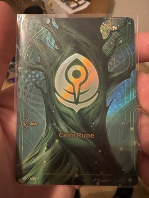 Calm Rune SPD R02a Alternate Art Showcase Riftbound League of Legends ...