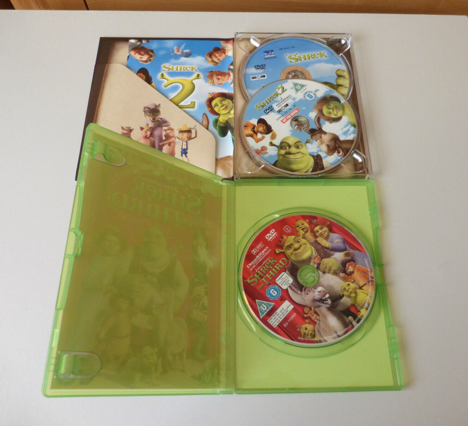 Shrek, Shrek 2 and Shrek the Third DVDs 5050583017136 | eBay