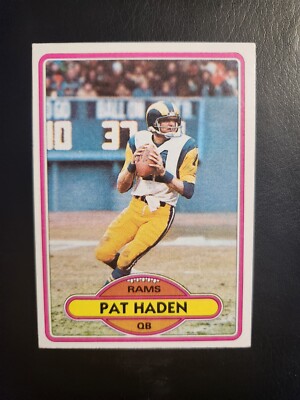 PAT HADEN 1980 TOPPS #445 RAMS QB | eBay