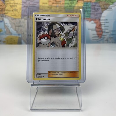 SHIPS SAME DAY Pokemon Card Channeler 190/236 Supporter 2019 Unified ...