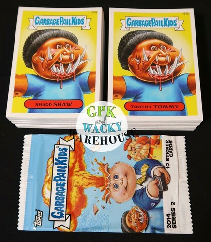 2014 GARBAGE PAIL KIDS SERIES 2 COMPLETE SET W/ WRAPPER 132 CARDS GPK ...