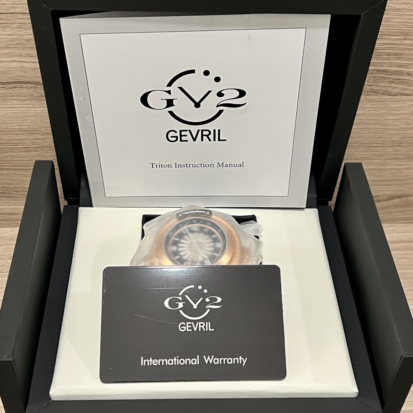 Gevril Gv2 Men's Triton Swiss Automatic Limited Edition Watch 3402 #263 ...