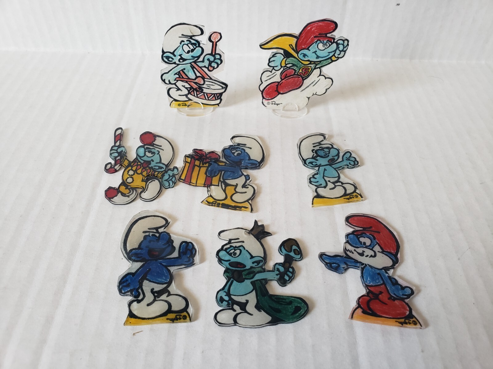 Vintage 1980s PEYO Smurfs Shrinky Dinks Figure Toy Lot | eBay
