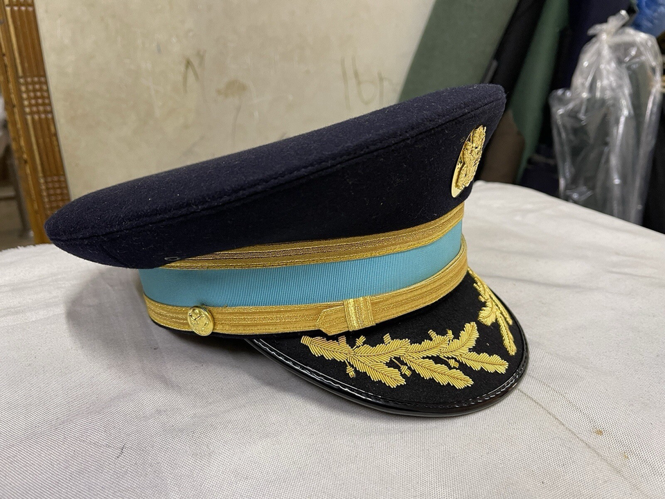 U.S. Army General Officer Fur Felt Enlisted Dress Blue Service Cap | eBay