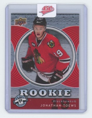 2008-09 Upper Deck Hockey Mini Jersey Rookie Jonathan Toews | eBay