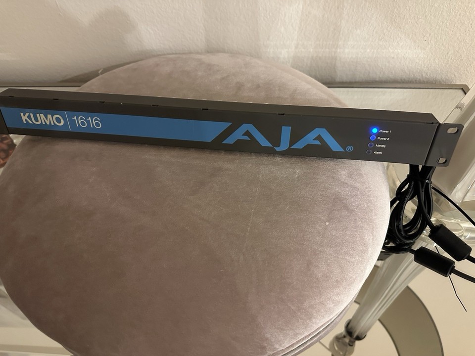AJA KUMO-1616-R2 16x16 Compact SDI Router, with 1 Power Supply | eBay