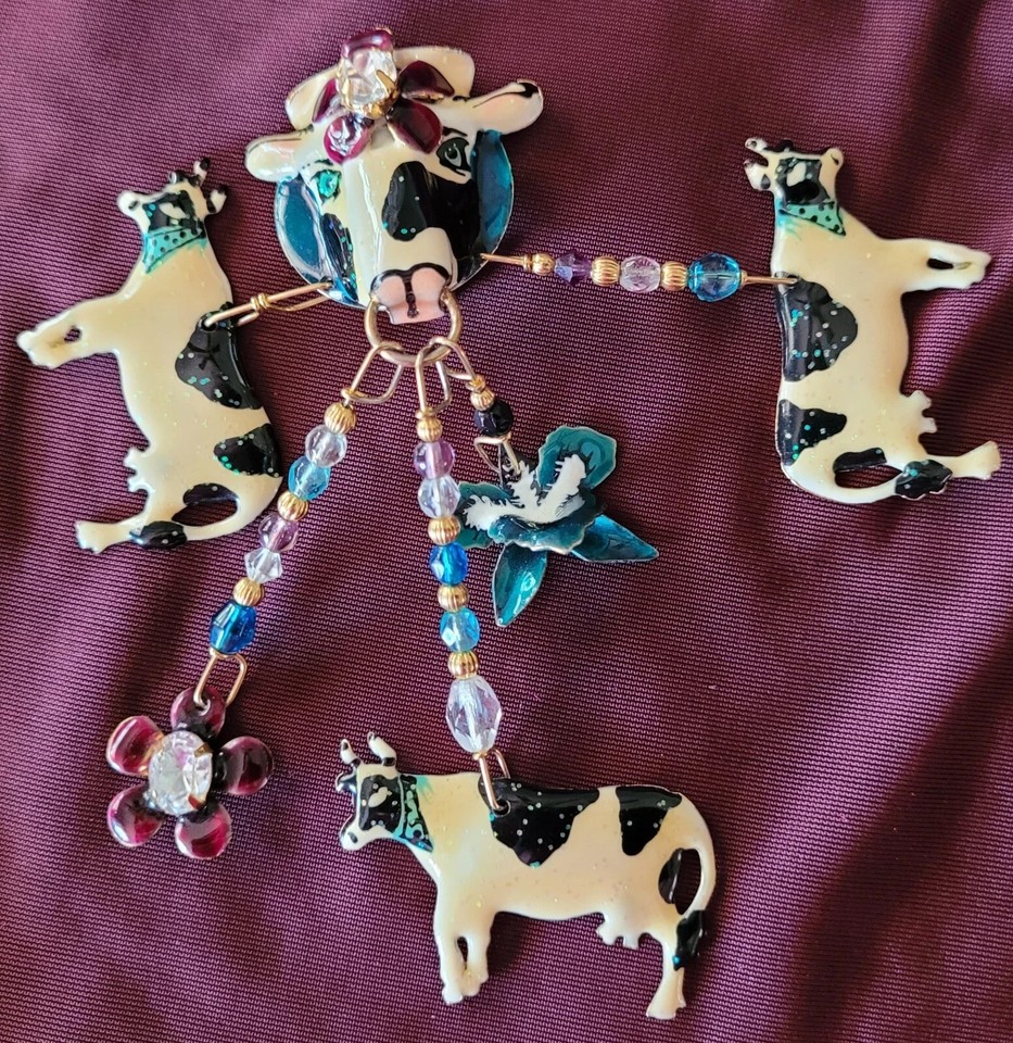 Lunch at the Ritz Udderly Adorable Cow Earrings ClipOn Farm Animal ...