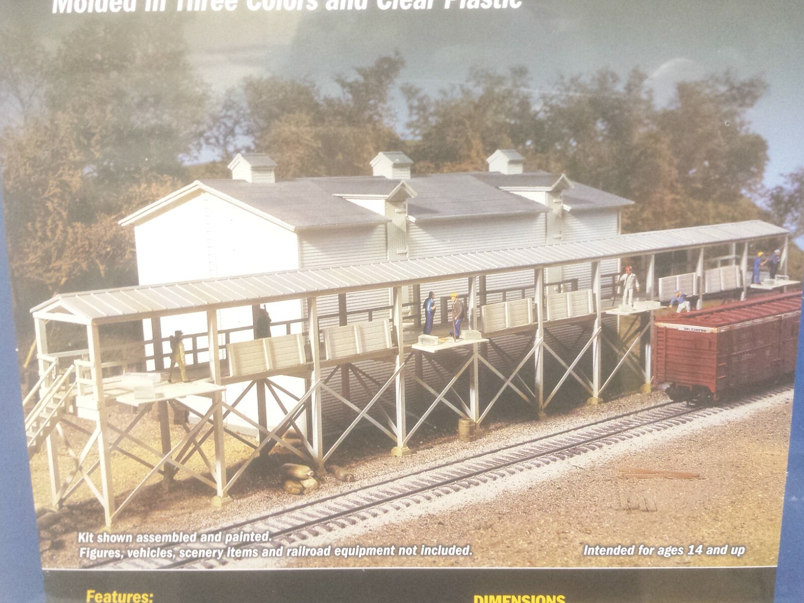 Ice House Icing Platform Kit Walthers Model Railroad building 933-3049 ...