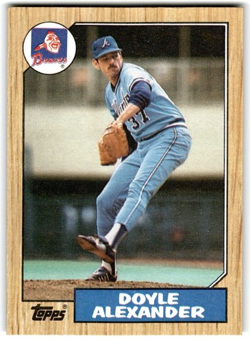 1987 Topps Baseball Cards Doyle Alexander Atlanta Braves #686 | eBay