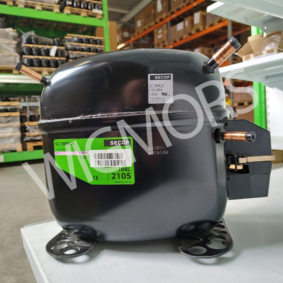115V compressor Secop SC18MLX 104L2105 as Danfoss R404a/R507 ...