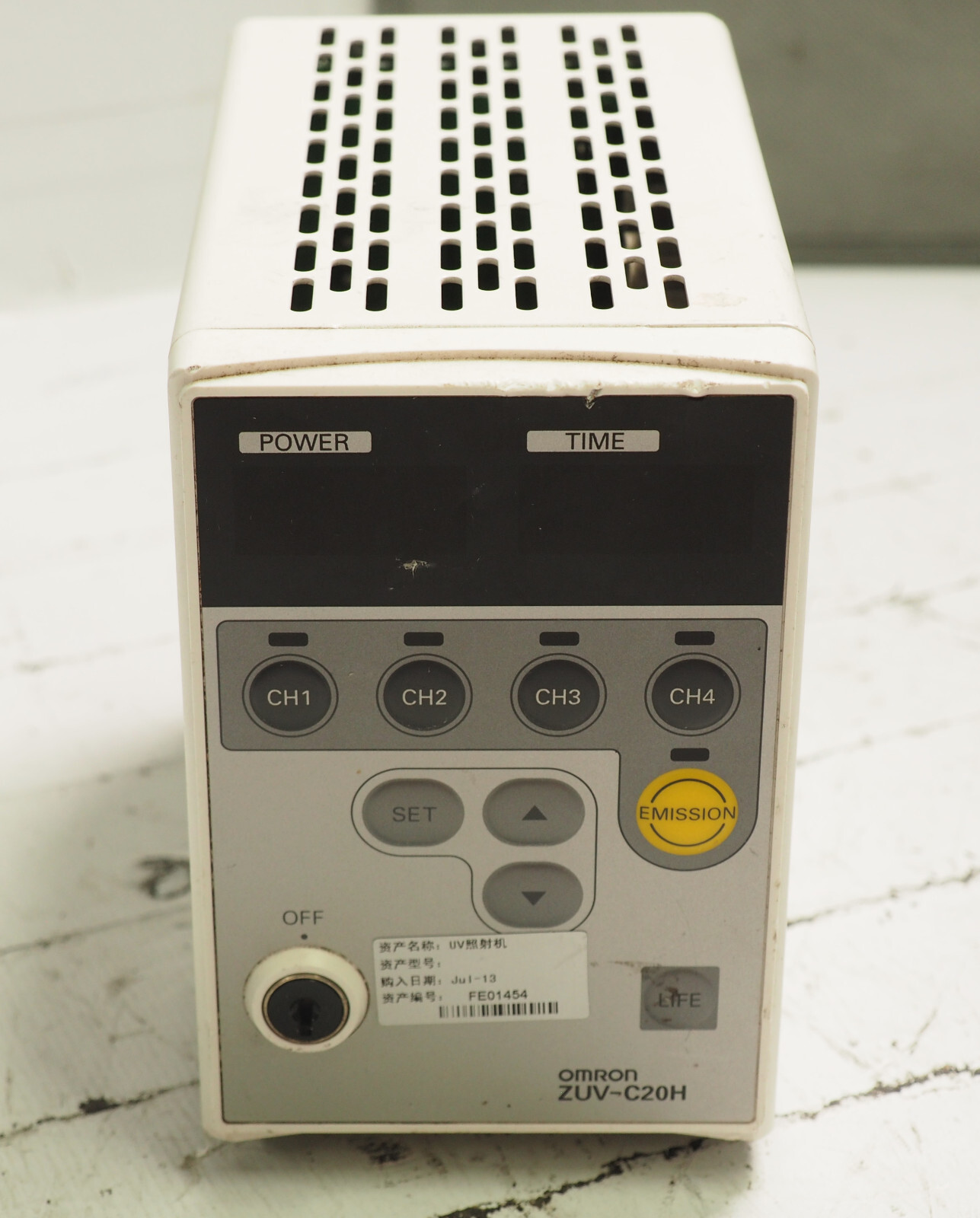 Omron Zuv-c20h Uv-led Controller With Zuv-h20mb Smart Curing System for ...