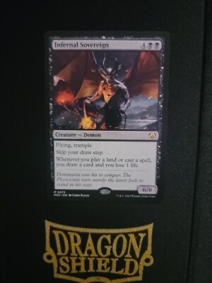 Infernal Sovereign NM March of the Machine Commander Mythic, in hand ...