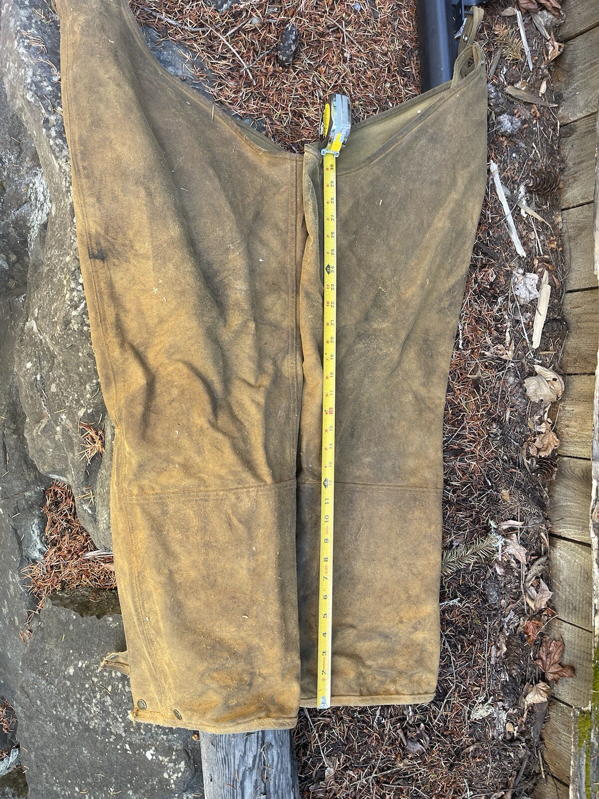 Filson Tin Cloth Chaps. Made in USA - Gem