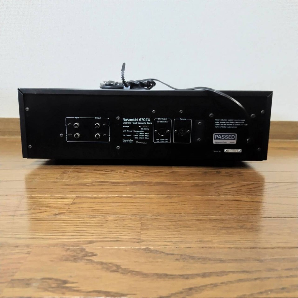 Nakamichi 670 ZX 3-Head Auto Azimuth Cassette Deck | Fully Working | Japan